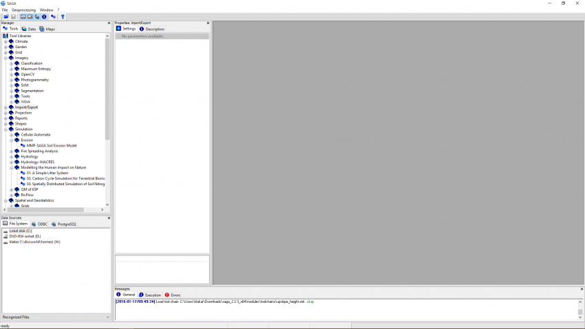 SAGA GIS – Geosupportsystem