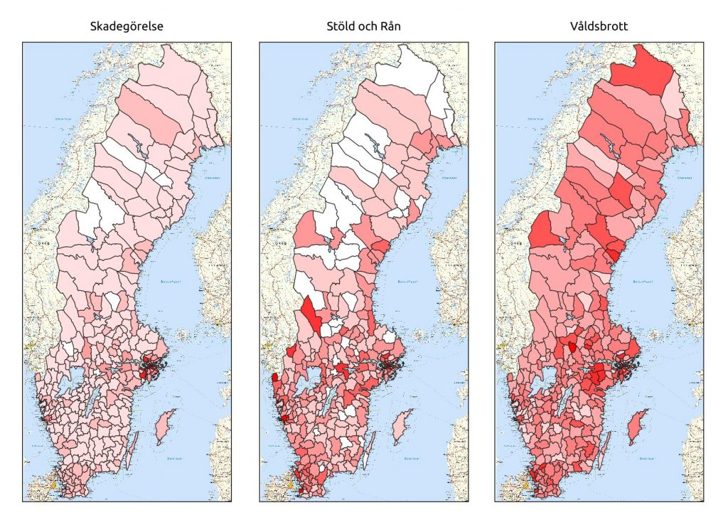 Brottsligt med QGIS – Geosupportsystem