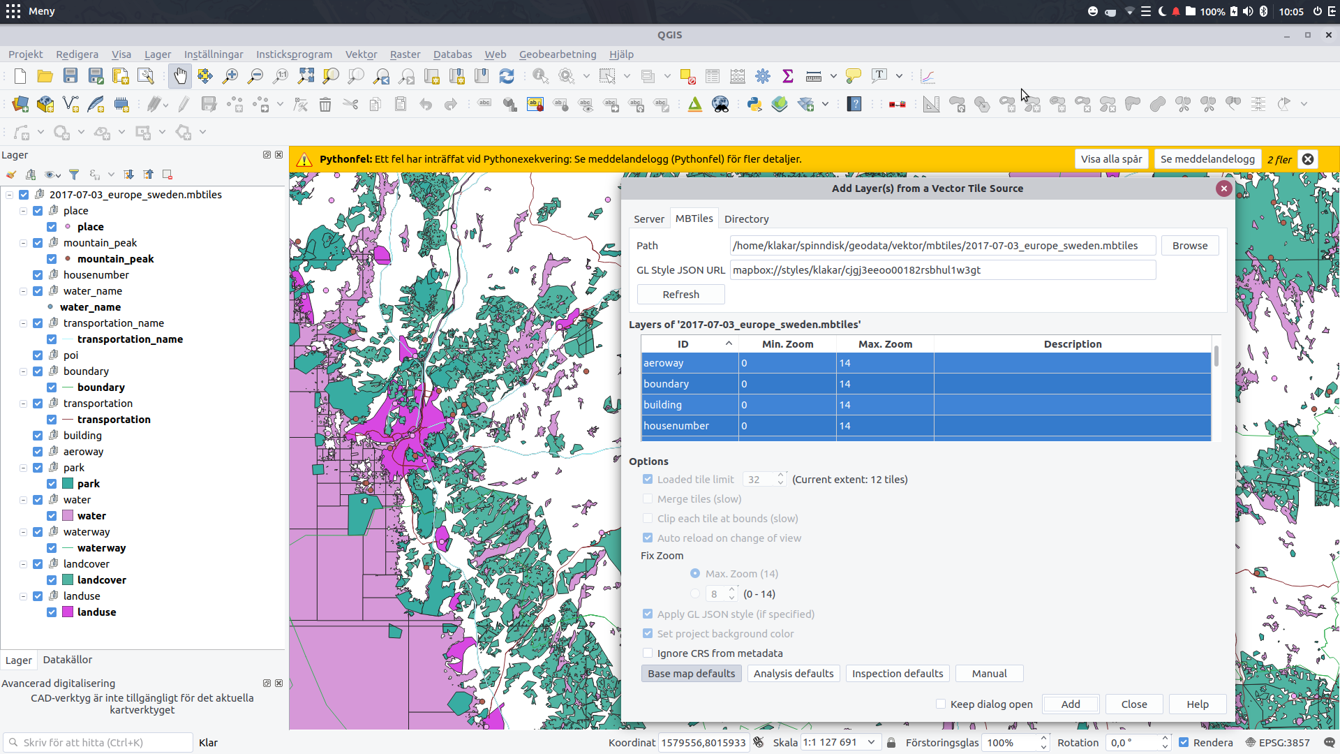 Mbtiles – Geosupportsystem